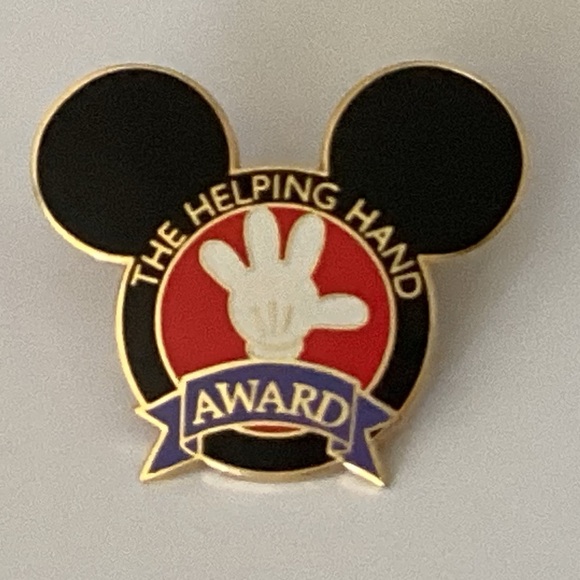 Accessories | Mickey Mouse Helping Hand Award Pin | Poshmark